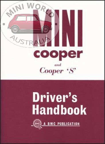 Mini Cooper and Cooper S Driver's Handbook | Mini World Australia