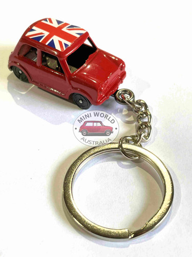 Morris Mini Cooper keyring (Black) for your Classic BMC Mini car | Mini ...