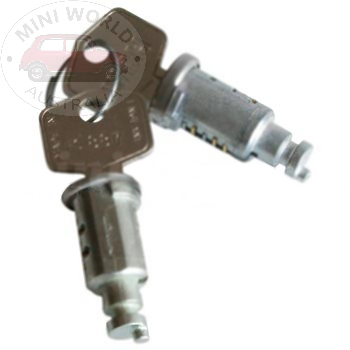 Key barrel set MK1/2 (locks for 1 door and boot handle only) | Mini ...