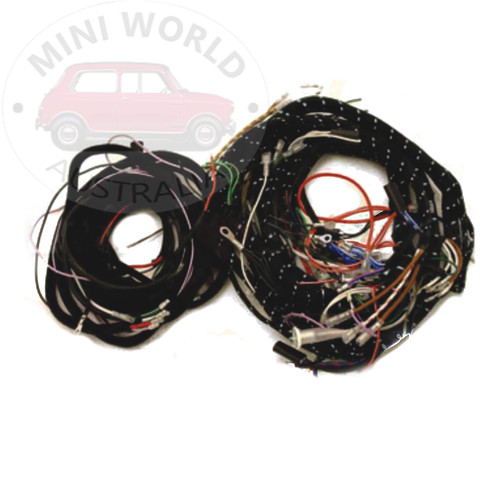Wiring loom for Classic Mini and Cooper S cars braided dynamo | Mini ...