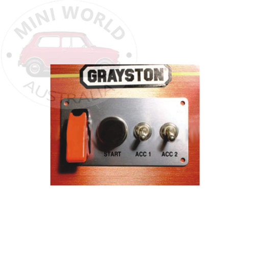 Starter safety panel push button with 2 switches | Mini World Australia