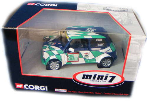 Corgi Mini 7 Mini Miglia Canadian GT Series Dyrk Bolger Diecast Model ...