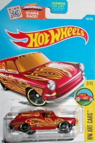 Hot Wheels Custom '69 Volkswagen Squareback Diecast Model Toy Car ...