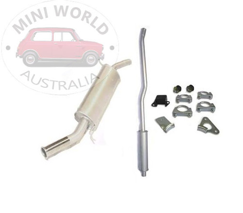 Exhaust RC40 large outlet side bore with fitting kit | Mini World Australia
