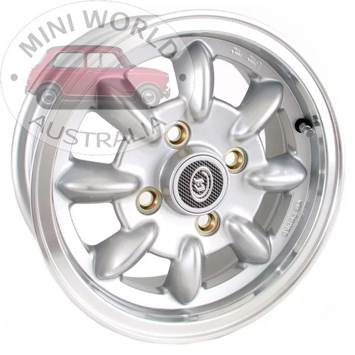 12" x 5" Ultralite Mini Wheel - Silver | Mini World Australia
