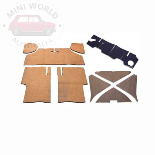 Soundproofing kit saloon to 69 | Mini World Australia