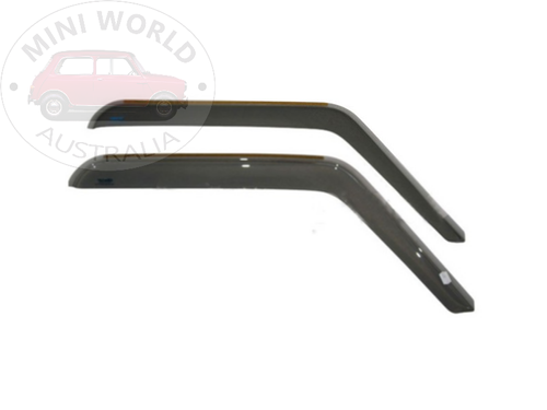 Wind deflectors for front doors wind up window type | Mini World Australia
