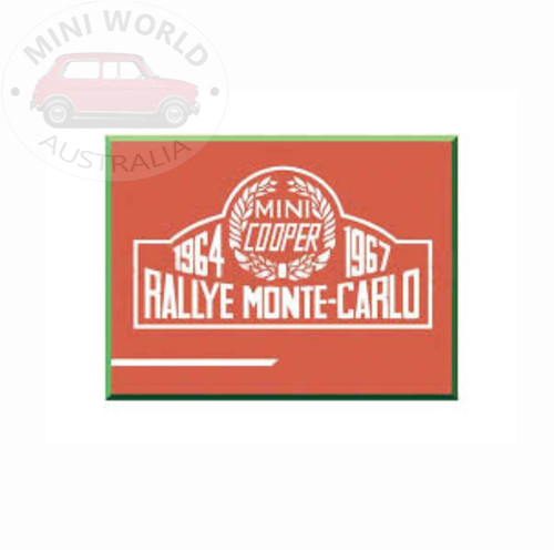 Rallye Monte Carlo stickers decal kit | Mini World Australia