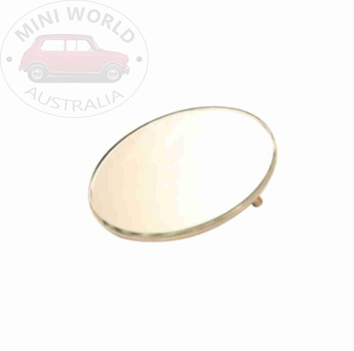 Chrome round wing mirror | Mini World Australia