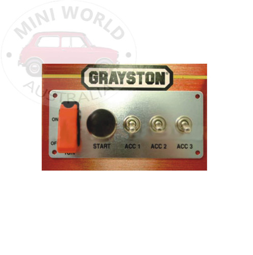 Starter safety panel push button with 3 switches | Mini World Australia