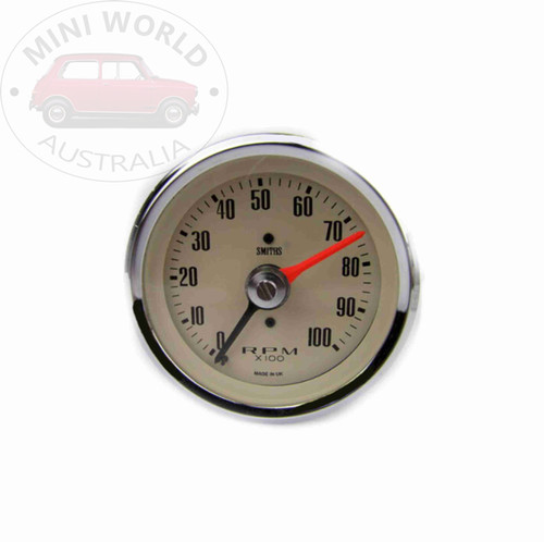 Smith Sports Tachometer gauge 0-100 (x100) in magnolia colour | Mini ...