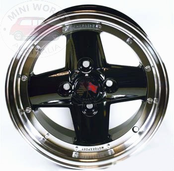 Revolution Mini alloy mag wheel rim 13x7 Motorsport with studs around ...