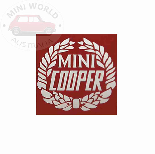 Mini Cooper Laurel white decal sticker | Mini World Australia