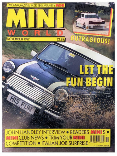 Mini World Car Magazine November 1992 | Mini World Australia
