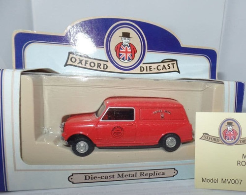 Oxford Mini Van Royal Mail Diecast Model Car Toy | Mini World Australia