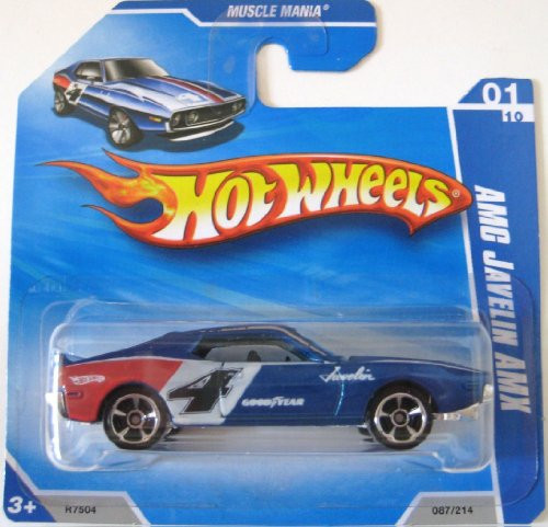 Hot Wheels AMG Javelin AMX Collectible Die Cast Metal Toy Car | Mini ...