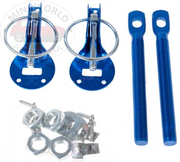 Bonnet pins BLUE | Mini World Australia