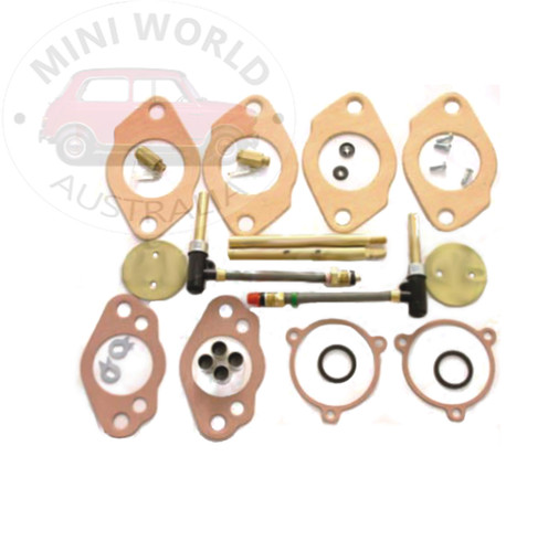 Carburettor hs4 twin carb full rebuild kit | Mini World Australia