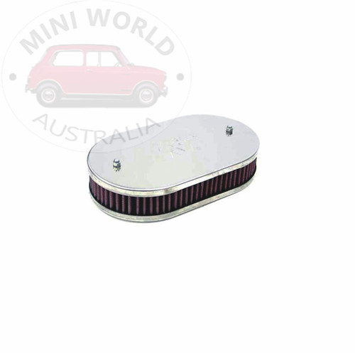 K&N oval filter for Weber carburettor in Classic Mini or Moke car ...
