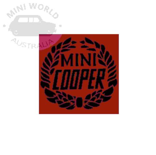 Mini Cooper Laurel black decal sticker | Mini World Australia