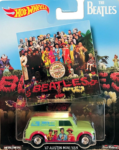 Hot Wheels The Beatles 67 Austin Mini Van Diecast Model Car | Mini ...