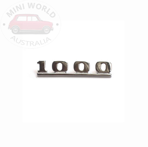 Badge 1000 script for Austin and Morris Cooper MK2 | Mini World Australia