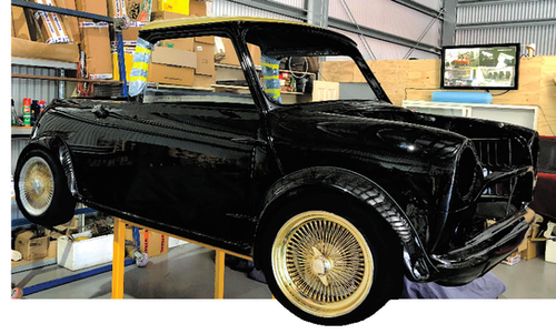 "Signature 1" Custom Classic 1968 Morris Mini Ute | Mini World Australia