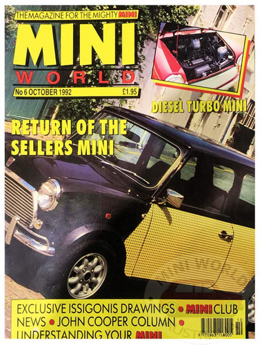 Mini World Car Magazine October 1992 | Mini World Australia