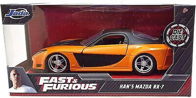 Jada Fast & Furious Han's Mazda RX-7 Diecast Model Toy | Mini World ...