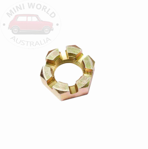 Uprated front disk brake hub nut | Mini World Australia