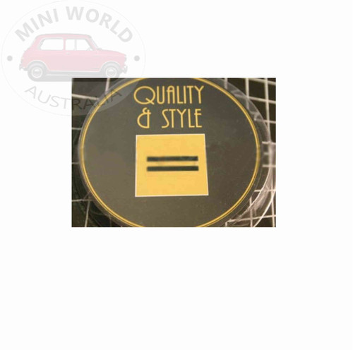 Sticker Decal Black twin black pinstripes | Mini World Australia