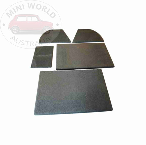 Carpet full boot liner kit in black 7.5 gallon tank | Mini World Australia