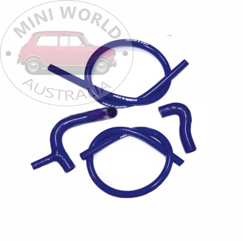 Silicon hose kit 1275gt with longer top hose | Mini World Australia