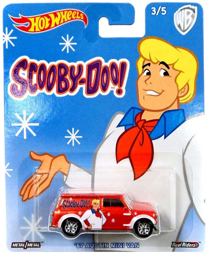 Hot Wheels Scooby-Doo 67 Austin Mini Van Diecast Model Car | Mini World ...