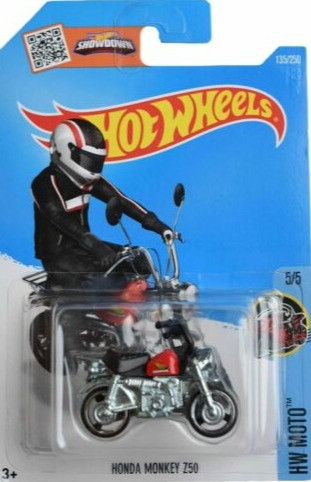 Hot Wheels Honda Monkey Z50 Collectible Die Cast Metal Toy Car | Mini ...