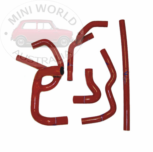 Hose kit Spi silicone red | Mini World Australia
