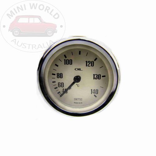 Smith oil temperature Mechanical gauge in magnolia colour | Mini World ...