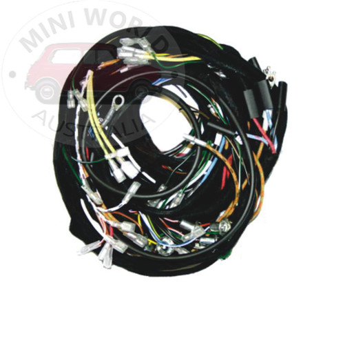 Morris Mini Mk1/850 wiring loom braided floor start Classic Mini from ...