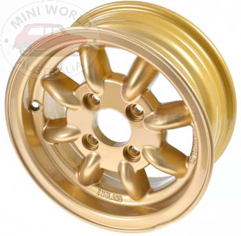 Minilite Mini Alloy Mag Wheel rim 12x5 gold | Mini World Australia