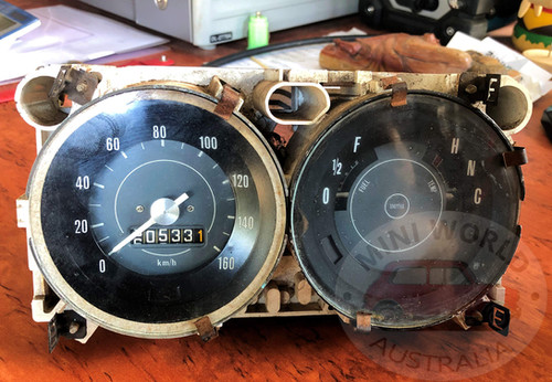 Original Twin Gauges to suit Leyland Clubman Mini car | Mini World ...