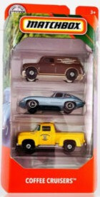 Matchbox Coffee Cruisers MBX Road trip set Diecast Model Car | Mini ...