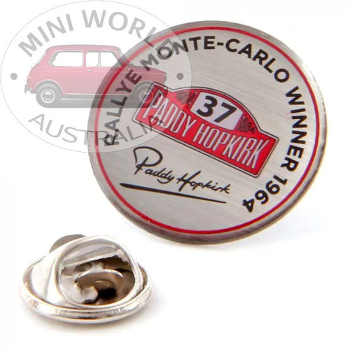 Paddy Hopkirk Monte Carlo Lapel Pin Badge | Mini World Australia