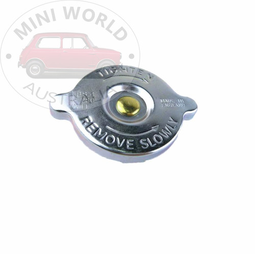 Radiator cap 7lb early long neck | Mini World Australia