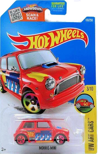 Hot Wheels Art Cars Edition Morris Mini Cooper Diecast Model Car | Mini ...