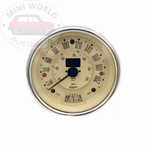 Smith Speedometer 200Kph Electric/Programmable in magnolia colour ...