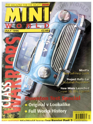 Mini World Car Magazine July 1996 | Mini World Australia