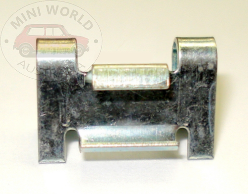 MK1 chrome lower door moulding clip | Mini World Australia