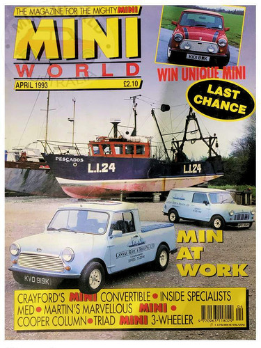 Mini World Car Magazine April 1993 | Mini World Australia