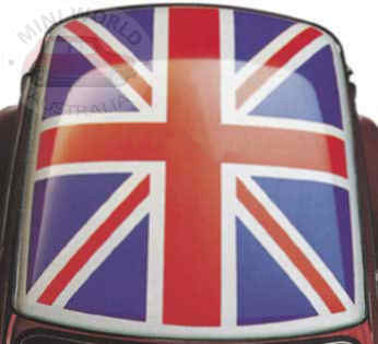Classic Mini Union Jack roof decal sticker set | Mini World Australia