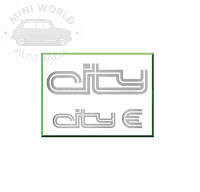 Mini City E decal set | Mini World Australia